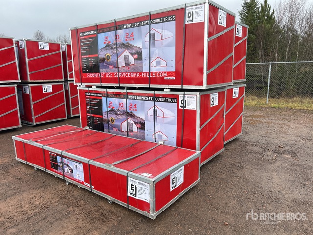 2024 HIlls Industrial 1005026 100 ft x 50 ft x 26 ft Storage Building ...
