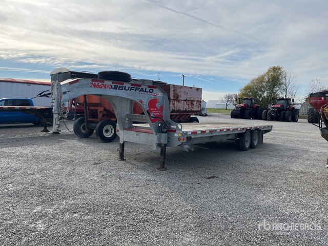 2022 N&N Buffalo 24 ft T/A Gooseneck Flatbed Trailer | Ritchie Bros ...