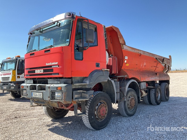 2004 Iveco Eurotrakker 440 8x8 Twin-Steer T/A Dump Truck | Ritchie Bros ...