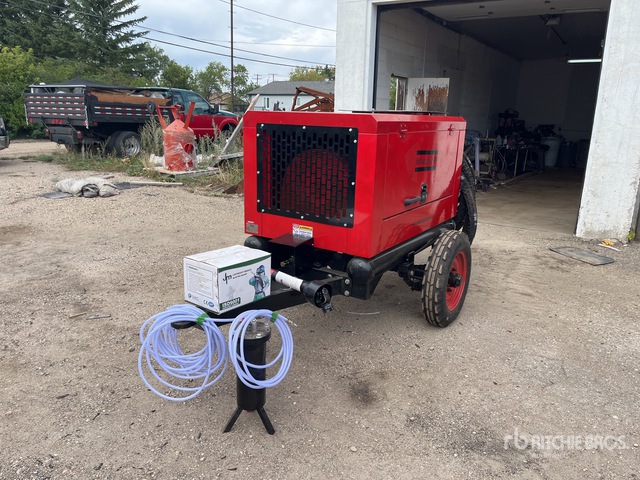 2023 Hurricane 145 145 cfm Mobile Built-in Sand Blaster Air Compressor ...