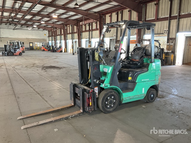 2021 Mitsubishi FGC25N4 5000 lb Cushion Tire Forklift | Ritchie Bros ...