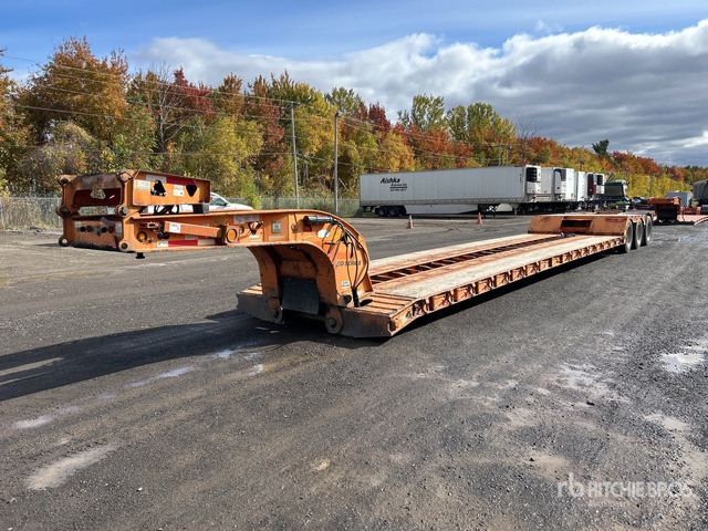 2016 Trail King TK80H T/A Extendable Double Drop Removable Gooseneck ...