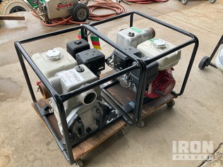 Quantity of (2) Tsurumi EPT3-80HA Skid-Mounted Water Pump in ...