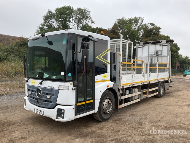 2017 Mercedes-Benz Econic 4x2 18 Ton Impact Protection Vehicle Flatbed ...