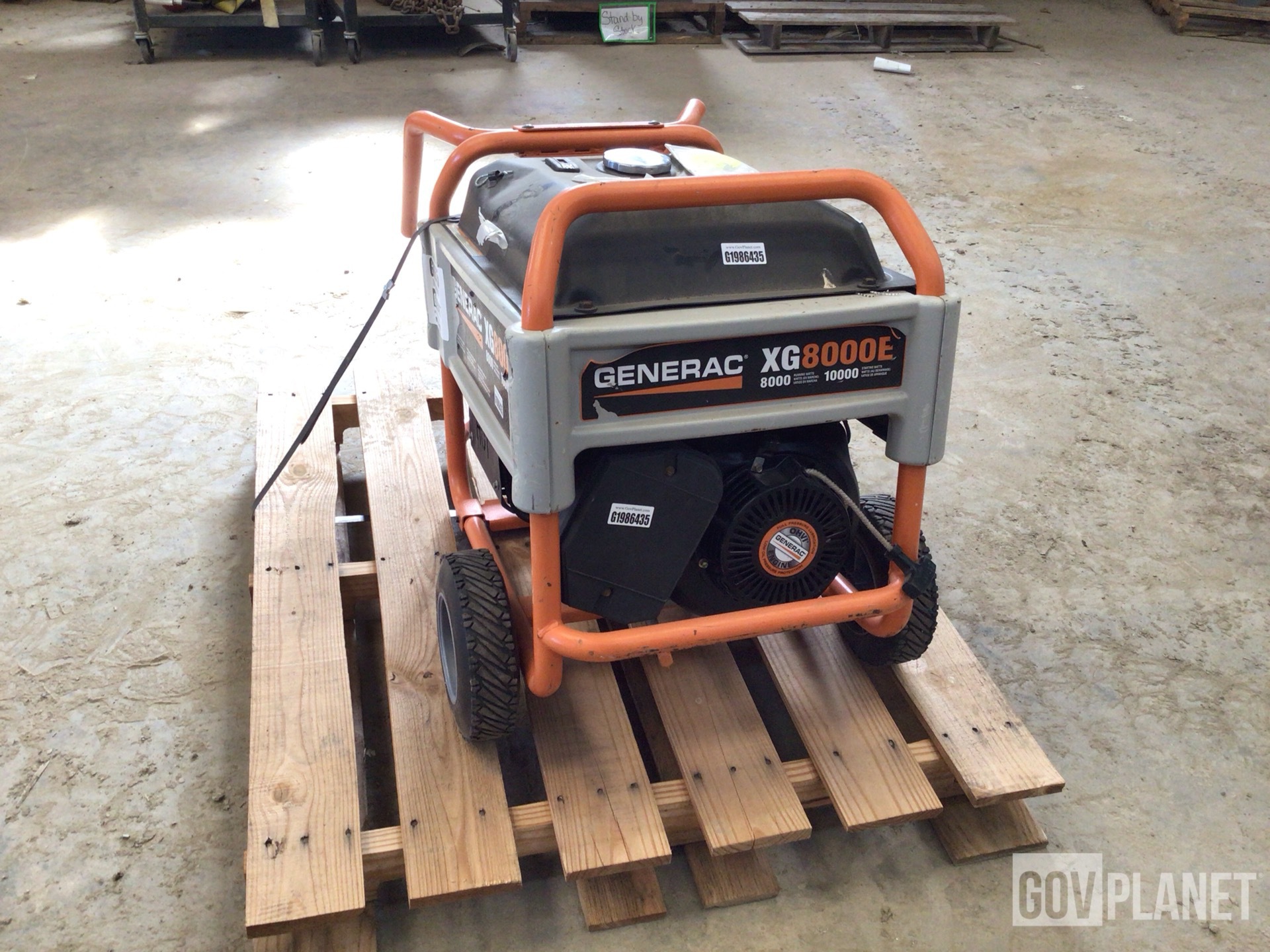 Generac xg8000e store