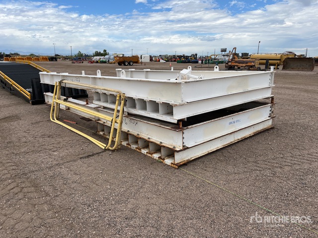 Quantity of (2) 10 Ft x 20 Ft Warehouse Dock Landing Platforms w/ 8 Ft ...