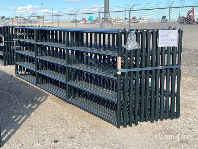 Quantity of (24) 2024 BYT RG16 16 ft x 4 ft Ranch Livestock Gate ...
