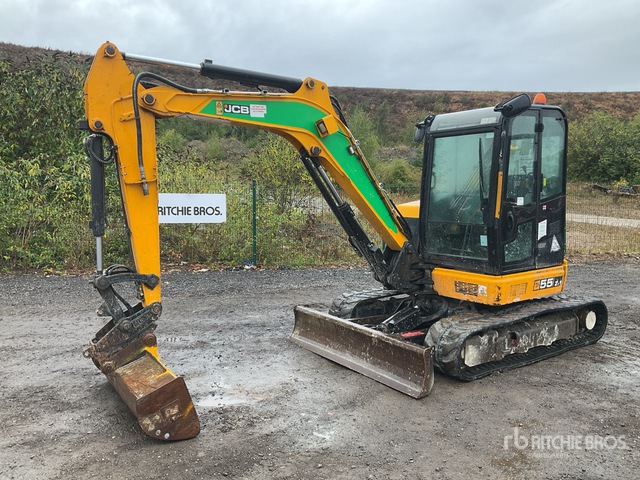 2018 JCB 55Z-1 Mini Excavator | Ritchie Bros. Auctioneers