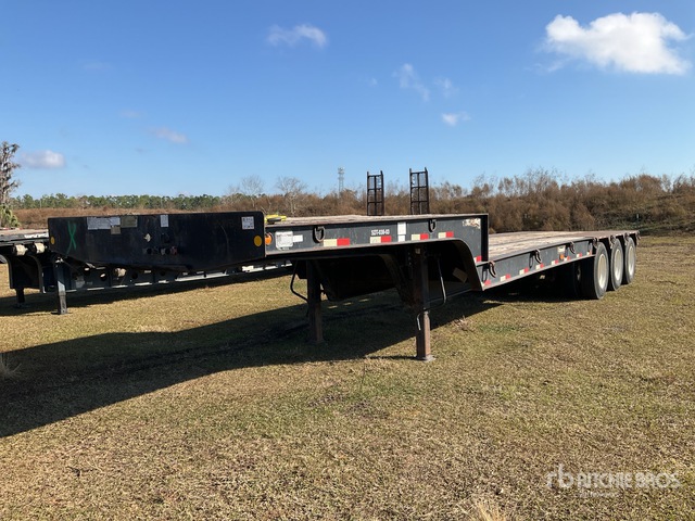 2014 Dynaweld LB52-38 43 ft Tri/A Single Drop Step Deck Trailer ...