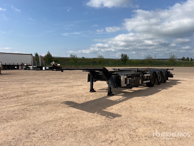 2013 Asca S322DB Tri/A Remorque Porte Container 3 Essieux Container ...