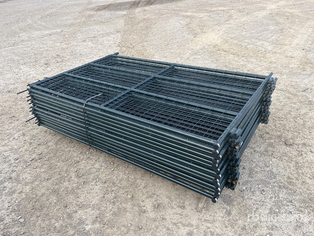 Quantity of (12) 7 ft Mesh Sheep Livestock Panel (Unused) | Ritchie ...