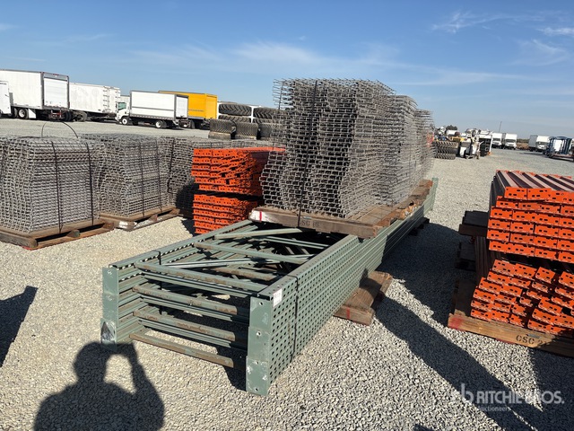 Quantity of 9 ft 9 in x 44 in x 24 ft Pallet Racking | Ritchie Bros ...