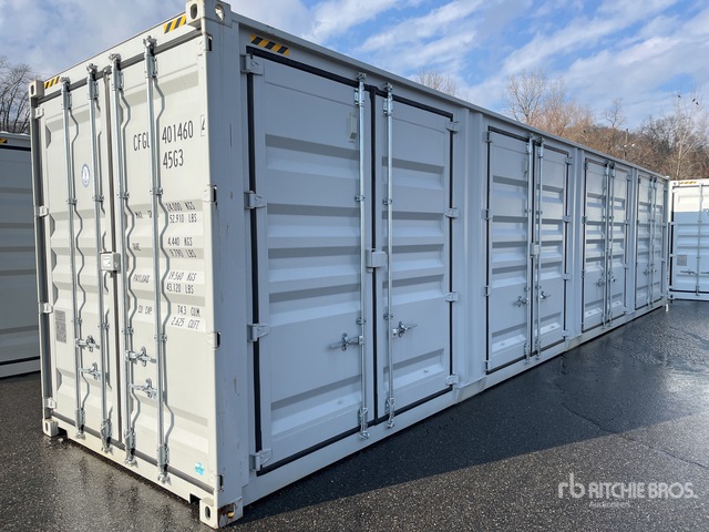 2024 40 ft One-Way High Cube Multi-Door Storage Container | Ritchie ...