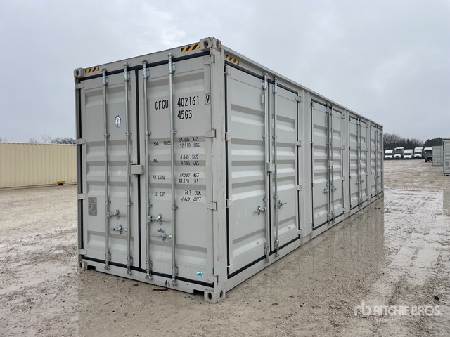 2024 40 ft High Cube Multi-Door Storage Container | Ritchie Bros ...