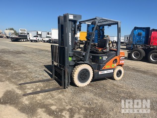 2019 (unverified) Doosan G25N-7 3850 lb Pneumatic Tire Forklift in ...