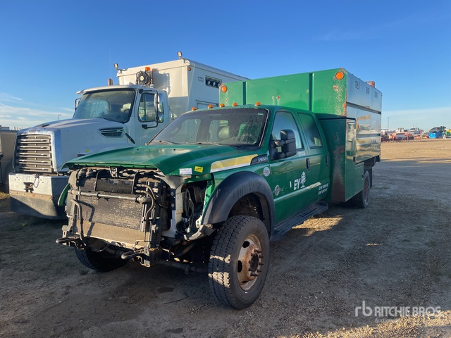 2015 Ford F-550 XL 4x4 Crew Cab Chipper Truck (Inoperable) | Ritchie ...