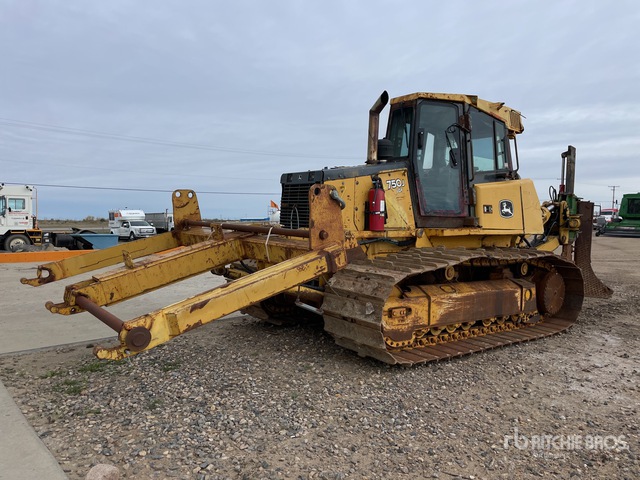 2008 John Deere 750J LGP Tracked Cable Plow | Ritchie Bros. Auctioneers