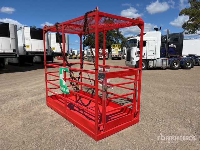 2010 Worklift Trading 2 Person Crane Lifting Cage | Ritchie Bros ...