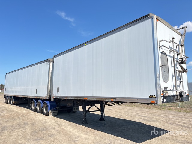 2018 Lusty Pumpa Tri/A B-Double Combination Moving Floor Trailer ...
