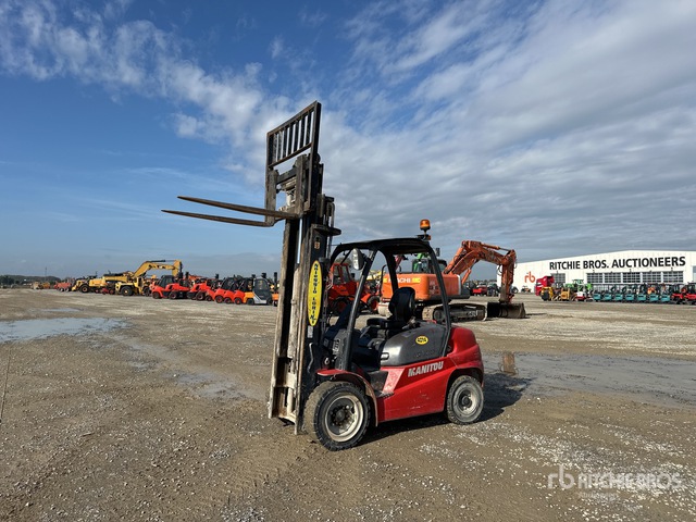 2017 Manitou MI30D 3000 kg Pneumatic Tire Forklift | Ritchie Bros ...