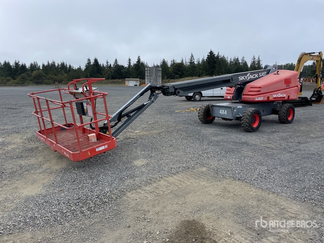 2017 Skyjack SJ45T 4WD Diesel Telescopic Boom Lift | Ritchie Bros ...