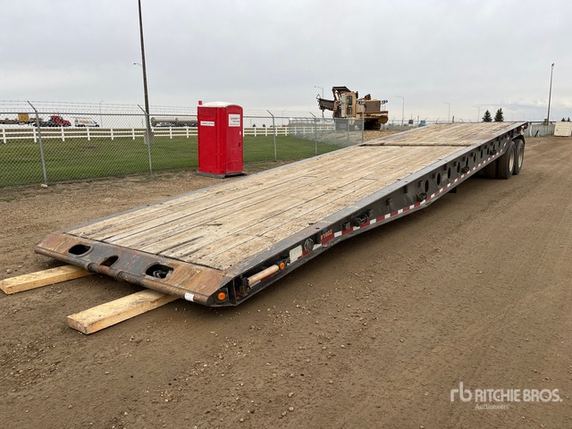 1999 Aspen 47 ft 16-Wheel Flatbed Oilfield Trailer | Ritchie Bros ...