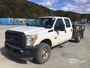 2012 Ford F-350 4x4 Crew Cab Flatbed Truck in South Gibson ...