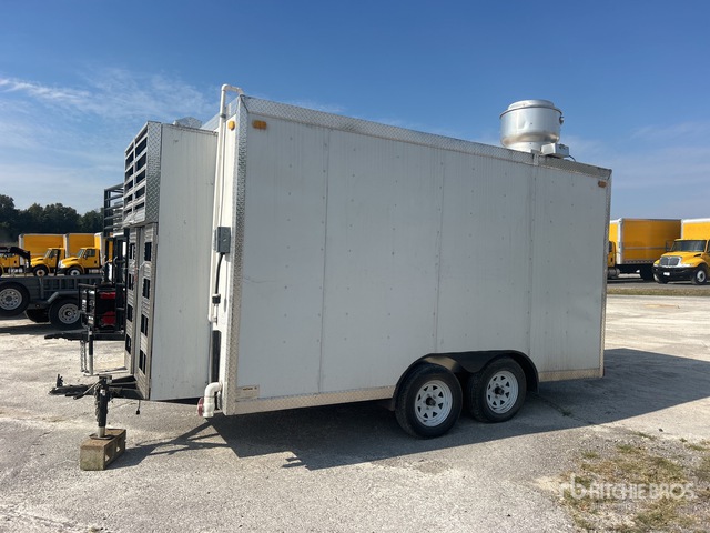 2021 The Fud Trailer 17 ft 6 in x 8 ft Portable T/A Kitchen Trailer ...