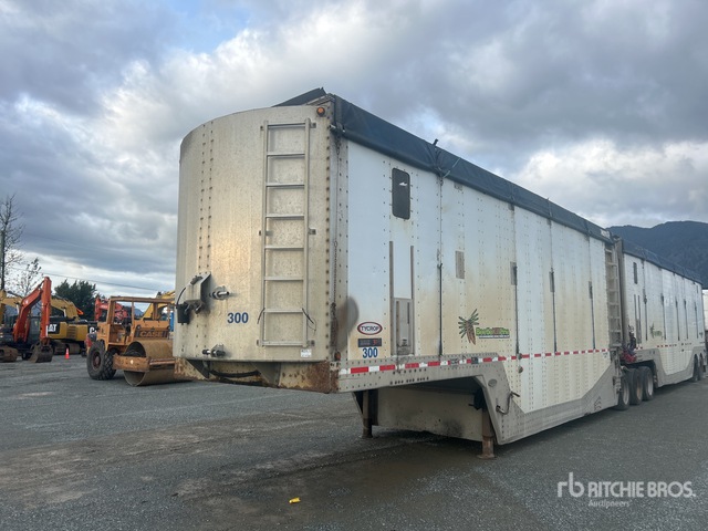 2007 Ty-Crop 42 ft x 102 in Tri/A Super B-Train Lead Open-Top Chip ...