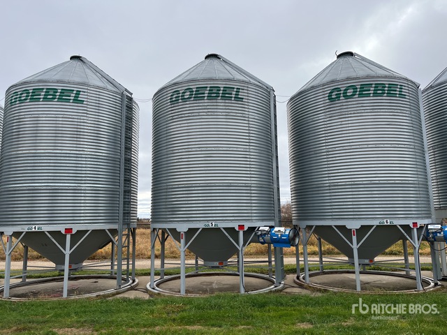 Goebel 1504 +/- 2750 bu 4 Ring Hopper Grain Bin | Ritchie Bros. Auctioneers