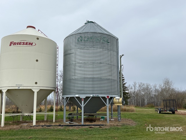 Goebel +/- 2750 bu 4 Ring Hopper Grain Bin | Ritchie Bros. Auctioneers