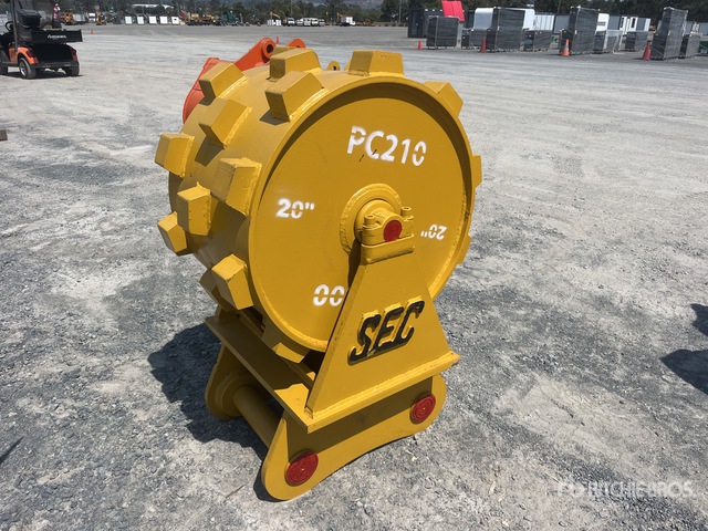 SEC 510 mm Q/C Excavator Compaction Wheel - Fits 20 Ton (Unused ...