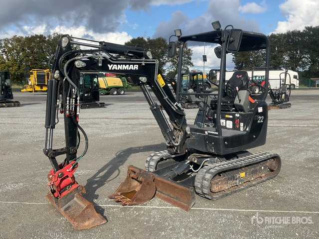 2021 Yanmar SV22 Mini Excavator | Ritchie Bros. Auctioneers