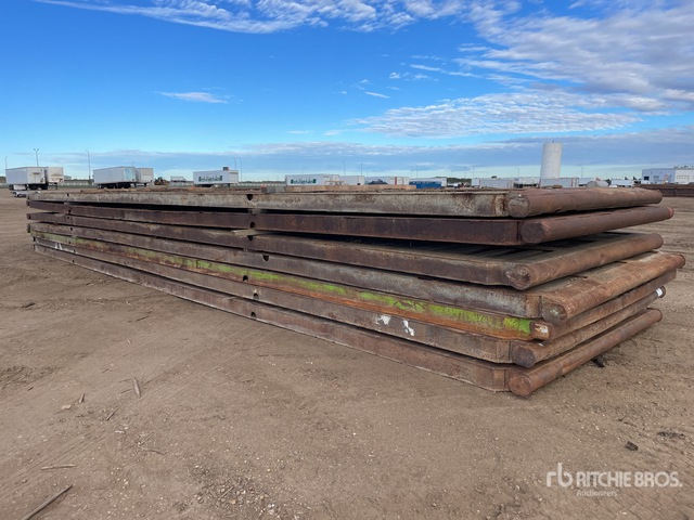 Quantity of (7) 8 ft x 40 ft Grade C Rig Crane Mats | Ritchie Bros ...