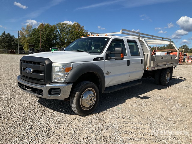 2011 Ford F-550 XL 4x4 Crew Cab Flatbed Truck | Ritchie Bros. Auctioneers