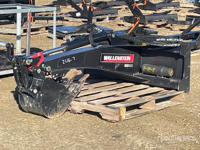 Wallenstein QC620-BLK Retroexcavadora para minicargadora | Ritchie Bros ...