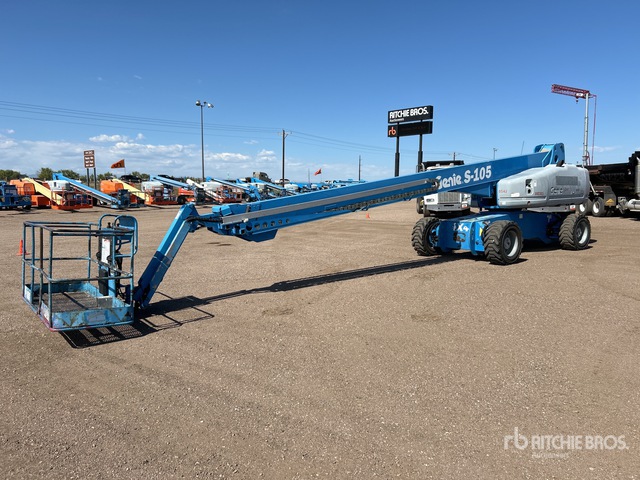 2008 Genie S105 4WD Diesel Telescopic Boom Lift | Ritchie Bros. Auctioneers