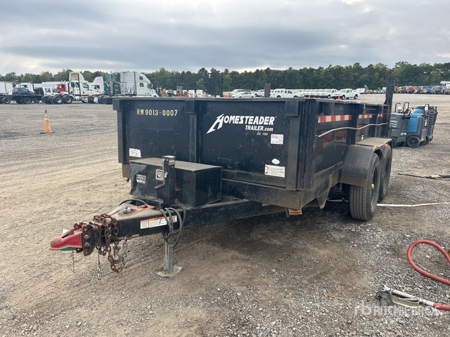 2019 Homesteader 712HX 12 ft T/A Dump Utility Trailer | Ritchie Bros ...