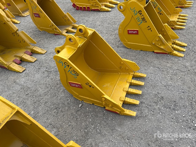 Teran BKT305C24 24 in 0.21 cyd Digging Excavator Bucket - Fits Cat 305 ...