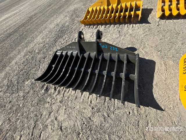 Teran RAKEJD12060 60 in Excavator Rake - Fits John Deere JD120 (Unused ...