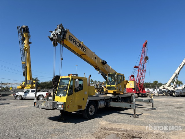 2003 Grove TMS500E 40 ton 6x4 Hydraulic Truck Crane | Ritchie Bros ...