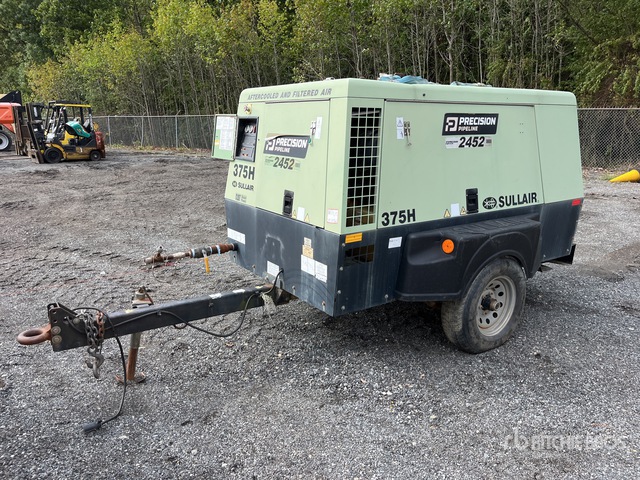 2012 Sullair 375HAFDPQ-CA3 375 cfm Mobile Air Compressor | Ritchie Bros ...