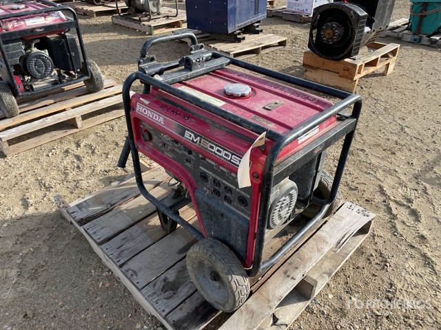2018 Honda EM5000SX 4.5 kVA Portable Generator Set | Ritchie Bros ...