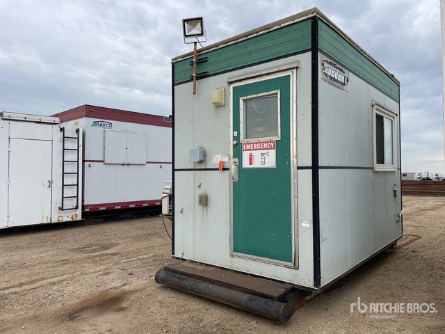 2014 Denille Industries 12 ft x 7 ft Skid-Mounted Guard Shack Building ...