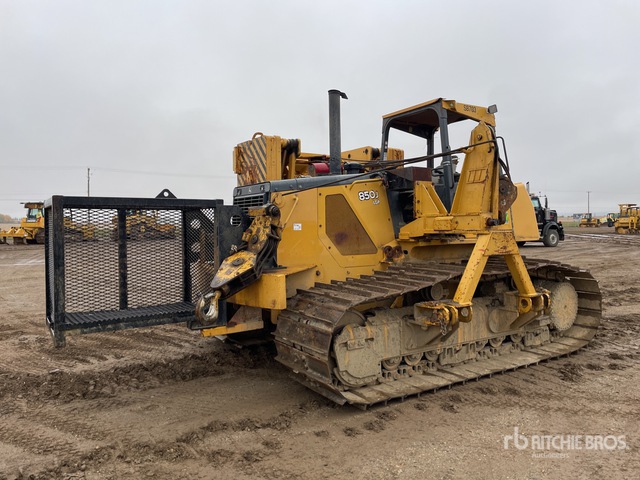 2008 John Deere 850J LGP Pipelayer w/ 2008 Midwestern M572XL Conversion ...