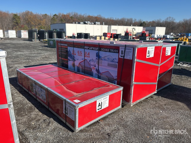 2024 HIlls Industrial 504026 50 ft x 40 ft Storage Building (Unused ...