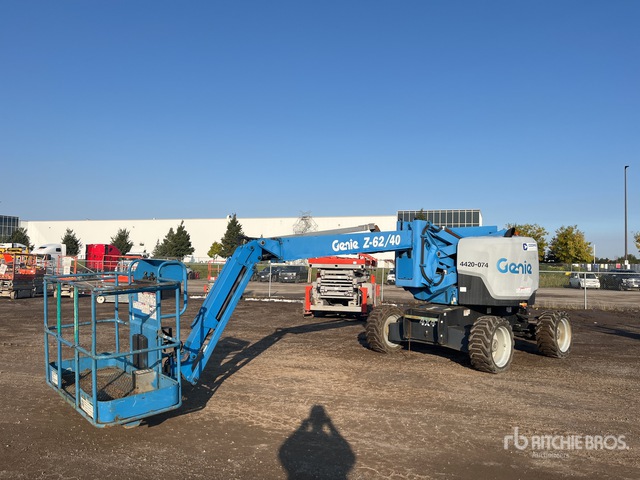 2015 Genie Z-62/40 4WD Diesel Articulating Boom Lift | Ritchie Bros. Auctioneers