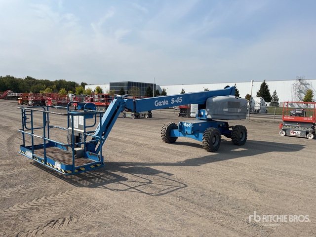 2013 Genie S45 4WD Diesel Telescopic Boom Lift | Ritchie Bros. Auctioneers