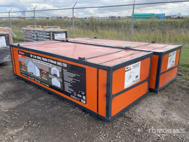 TMG DT3041 40 ft x 30 ft Dual Truss Storage Storage Building (Unused ...