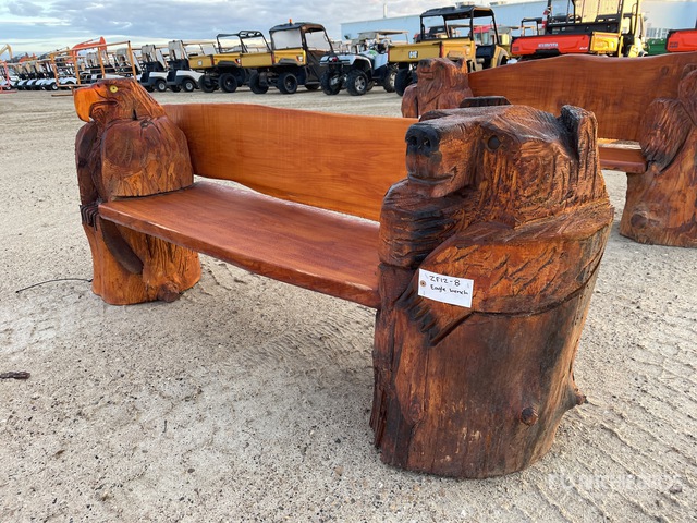 Chainsaw Carved Eagle & Bear Bench | Ritchie Bros. Auctioneers
